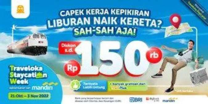 Berita Terkini momsmoney.id Terkait Promo Traveloka Staycation Week Tiket Kereta Api