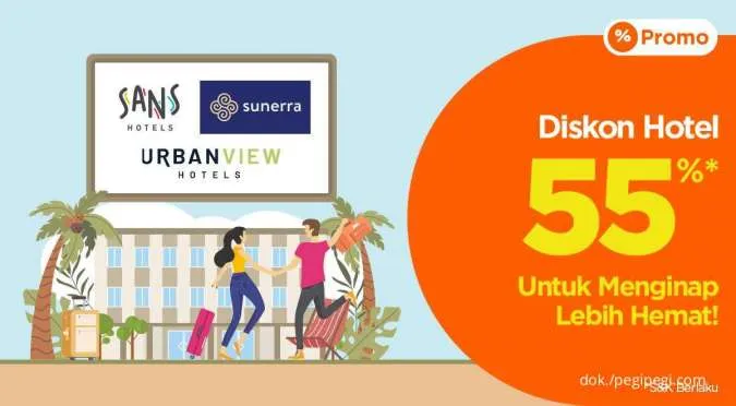 Promo Hotel SANS, Sunera, dan Urbanview dari PegiPegi, Diskon Hotel ...