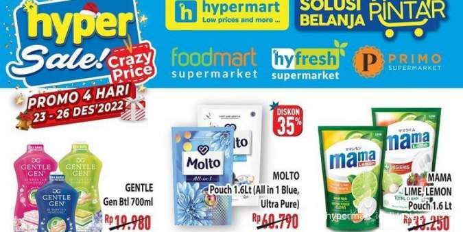 Harga Promo JSM Hypermart Hari Ini 25 Desember 2022, Diskon Sampai 35%