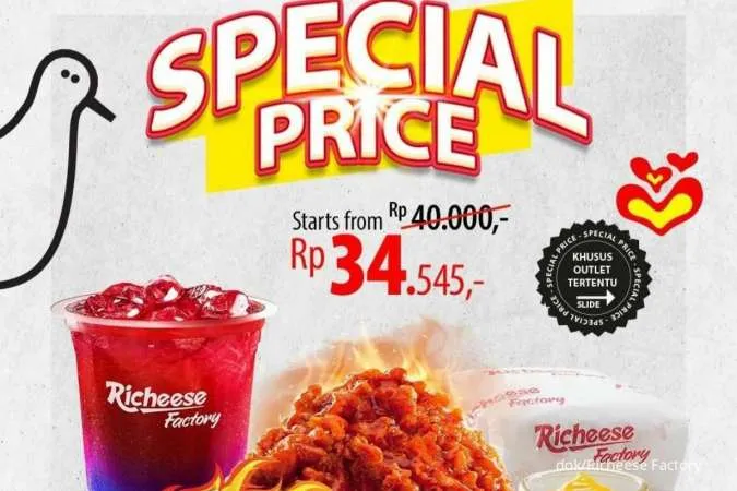 Promo Richeese Terbaru September 2022, Harga Spesial Combo Fire Chicken ...