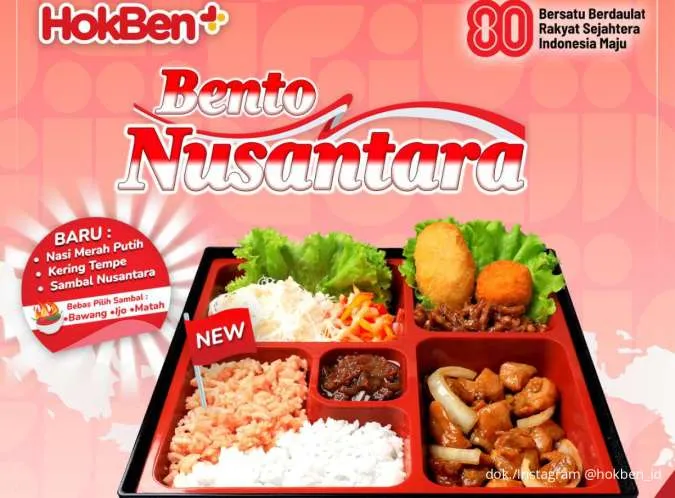 Menu Baru! Promo HokBen+ Bento Nusantara, 3 Bento Favorit Mulai Rp 45. ...