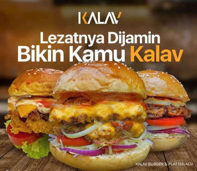 Yuk, Cicip Burger dengan Mix and Match Topping di Kalav Burger ...