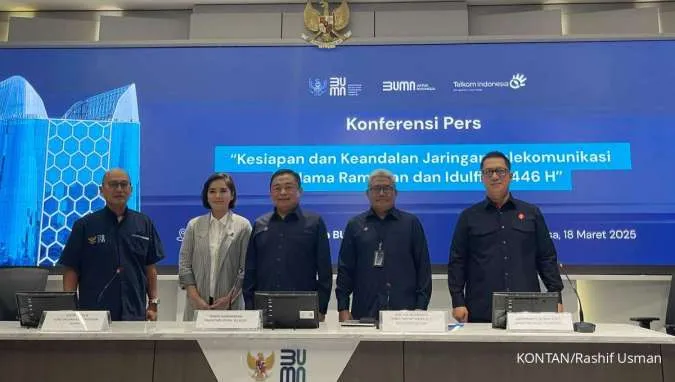 Telkom (TLKM) Bukukan Laba Rp 5,8 Triliun di Akhir Kuartal I-2025, Turun 4% YoY