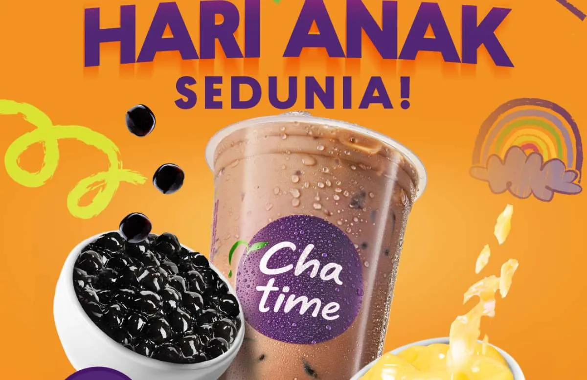 Promo Chatime Spesial Hari Anak Sedunia, Berlaku 17-20 November 2025
