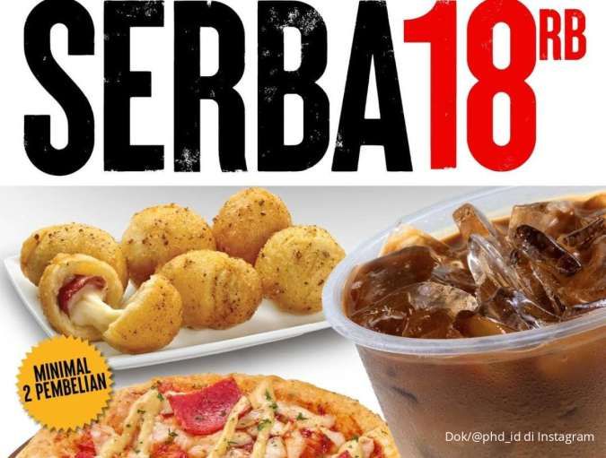 Promo Pizza Hut Delivery 20-24 Oktober 2025, 8 Pilihan Menu Serba Rp 18.000