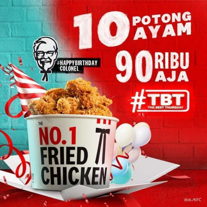Promo KFC TBT The Best Thursday 10 Ayam Rp 90.000 - Promo KFC TBT The ... Promo KFC TBT The Best Thursday 10 Ayam Rp 90.000 - Promo KFC TBT The ...
