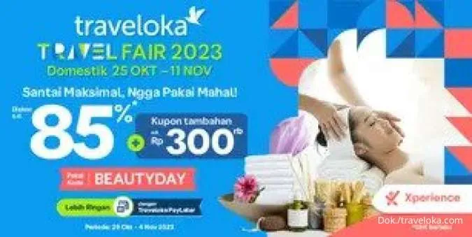 Promo Traveloka Travel Fair 2023, Nikmati Diskon Produk Xperience Hingga 85%