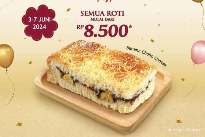 Hari Terakhir! Mako Festival Promo Cake, Floss, Roti Rp 8.500 di Mako ...