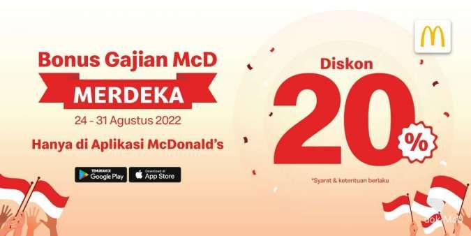 Promo McD Bonus Gajian - Promo McD Terbaru 31 Januari 2023, Diskon di Akhir Bulan