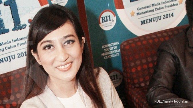 Helmalia Putri berpolitik lewat RI1.tv
