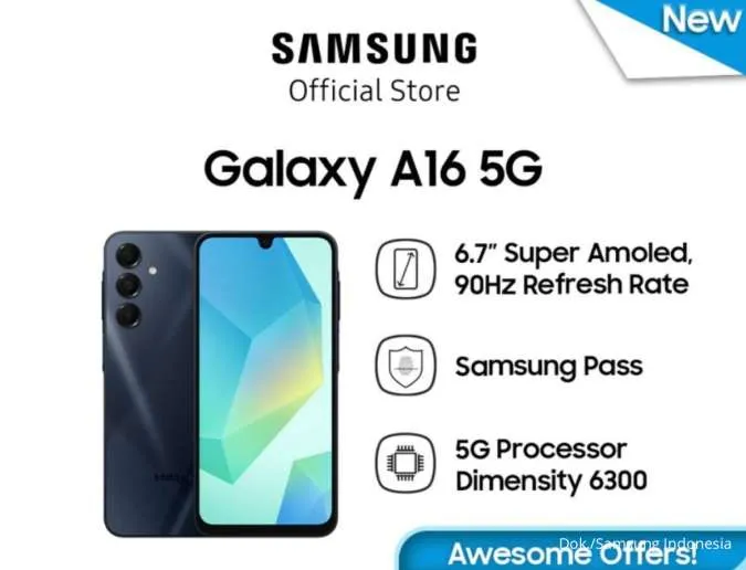 Samsung A16 HP untuk Jangka Panjang, Ada Update OS 6 kali & Keamanan 6 ...