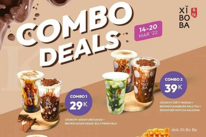 Promo Xi Bo Ba 14-20 Maret 2022, Hemat Paket Combo Deals Minuman hingga ...