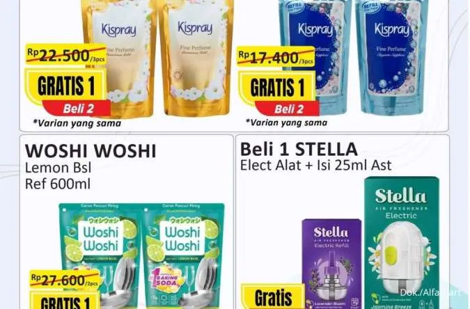 Promo Alfamart Serba Gratis hingga 15 Mei 2025, Beli 1 Gratis 1 Sabun ...