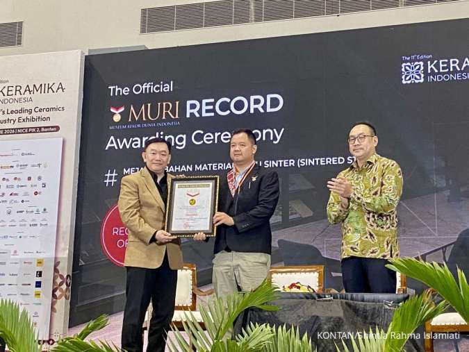 Produk Lokal Berkelas Global, QUADRA Raih Rekor MURI di Keramika 2026