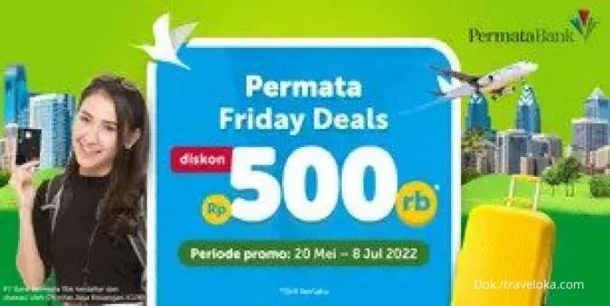 Promo PermataBlack, Diskon Semua Produk Traveloka Hingga Rp 500.000
