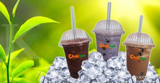 Gelembung laba dari minuman teh aneka rasa